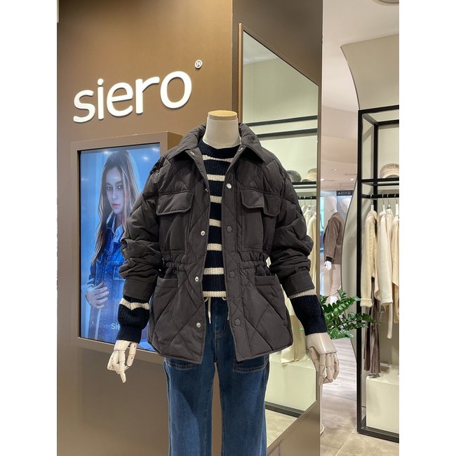 [21F/W]다이아 퀼팅 4포켓 셔츠형 다운점퍼(SH4JPF314)