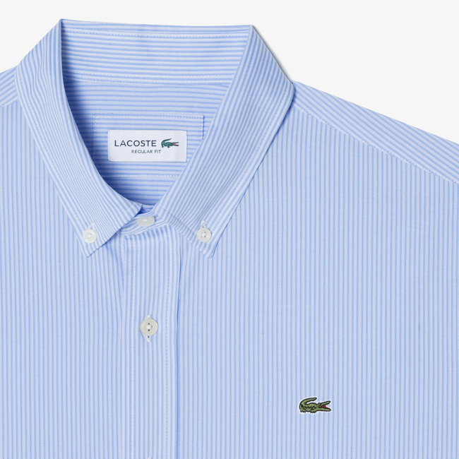 라코스테 남성 뉴 저지 스트라이프 셔츠 CH442E-55G HBP