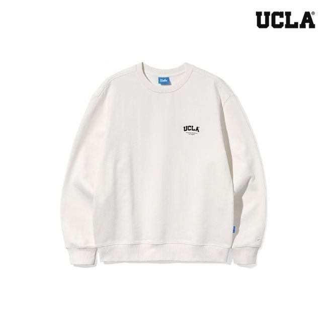 [UCLA] 아이보리 UCLA 스몰 로고 베이직 맨투맨 UA9LT90_22