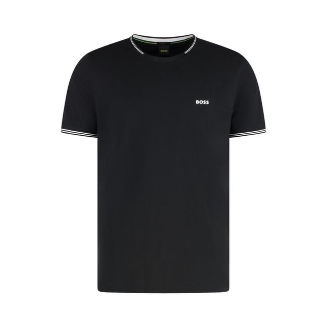 보스(boss) | 해외배송 24FW 보스 반팔 티셔츠 50521245 001 black | 갤러리아몰