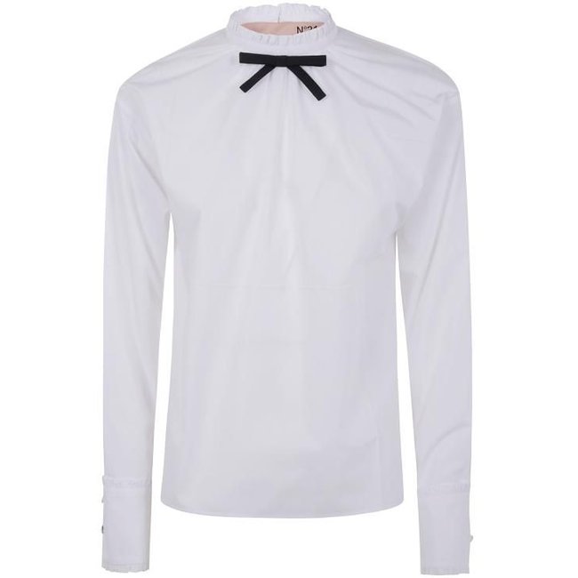 N21 | 해외배송 25SS 누메로벤투노 셔츠 G042 0132 1101 OPTICAL WHIT | 갤러리아몰
