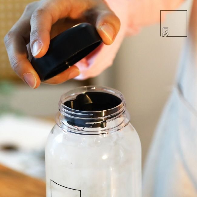 BULKUCK 트라이탄 1리터 큰 보틀 (블랙) 1P