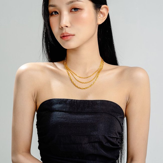 순금 목걸이 24k 금 여자 고방 체인 11.25g