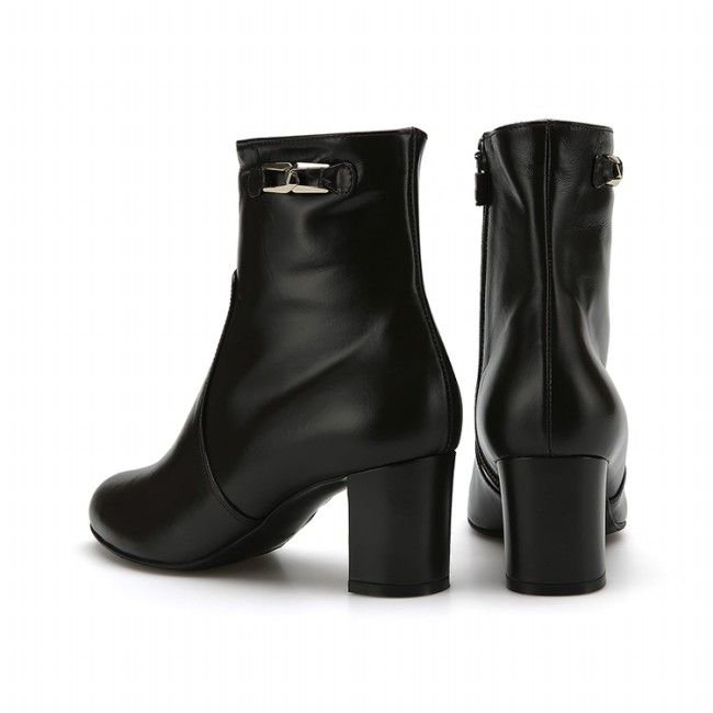 [미소페] 여성 체인장식 앵클 012346021C-2C 6cm 2color