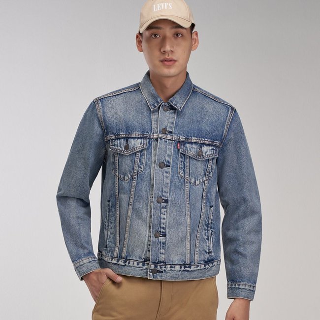 남성 트러커 진 자켓(72334-0574)