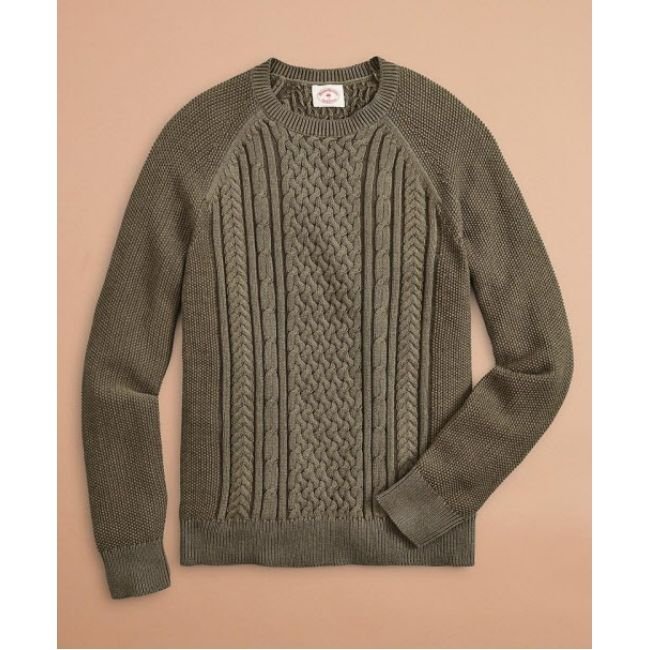 [브룩스브라더스] 레드플리스 케이블 스웨터 (31663520)