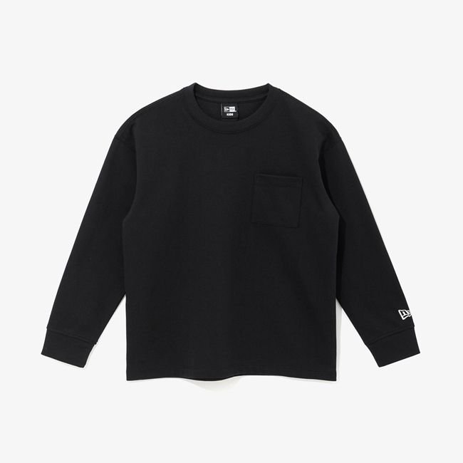 [뉴에라][키즈] 에센셜 2팩 롱 슬리브 멀티 블랙/화이트(13511131)