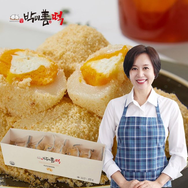 [박미선떡] 착한 치즈단호박떡 (55g x 7개입) x 2 /개별포장