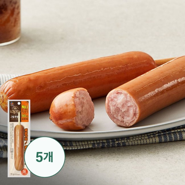 [CJ제일제당] 더건강한 그릴후랑크 70g x 5개