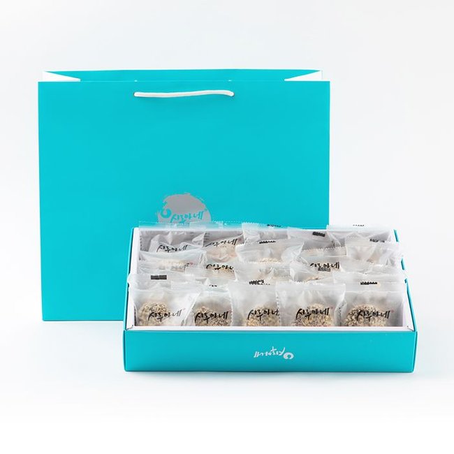 시루아네 초코찰떡 개별포장(40g*25개) 보자기,쇼핑백포함