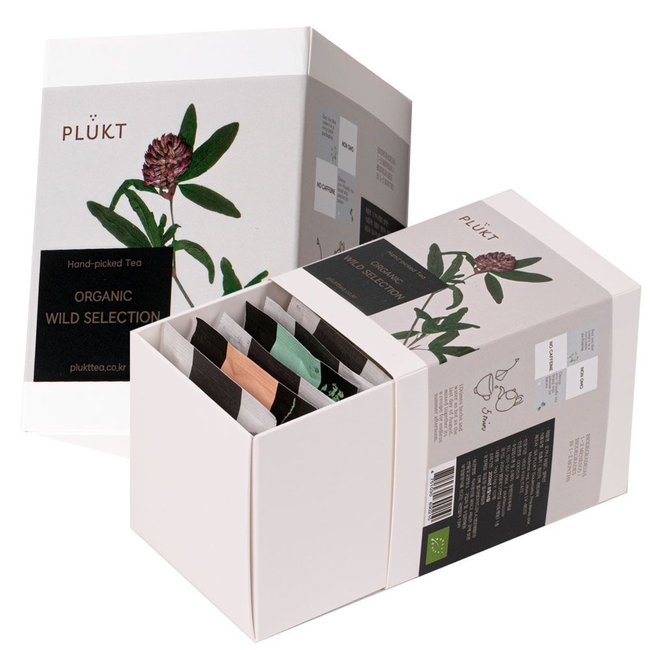 플럭트 | PLUKT 플룩트(플럭트)유기농 야생허브 와일드셀렉션 샘플러 10티백 개별포장 | 갤러리아몰