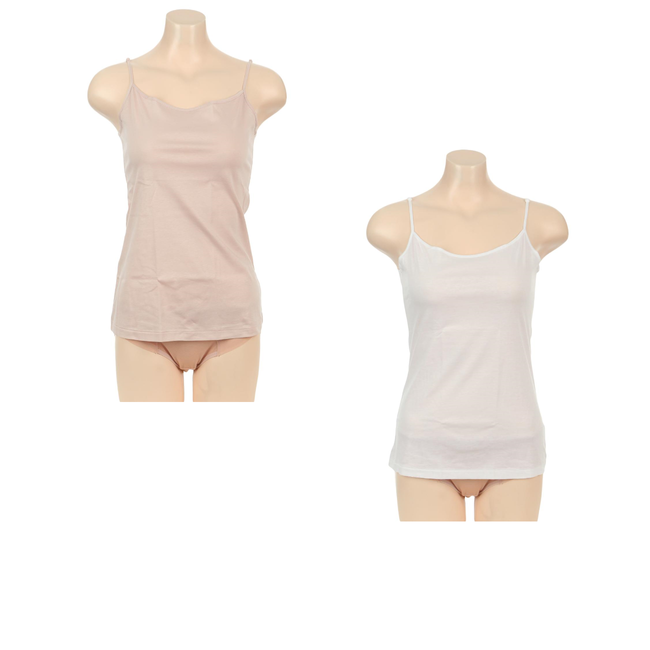 [비비안]최고급 140수 면 여성 끈런닝(RU7040 2C)