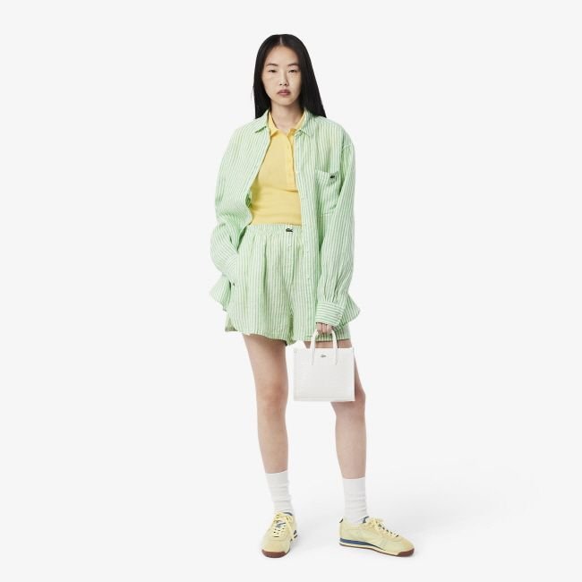 라코스테 우먼 | [여성] 라코스테 립조직 슬림핏 폴로 셔츠 DF5377-55G 107 | 갤러리아몰