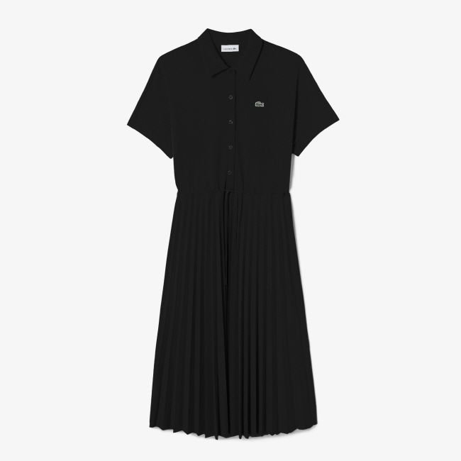 [여성] 라코스테 밑단 플리츠 반팔 폴로 드레스 EF408E-55G 031