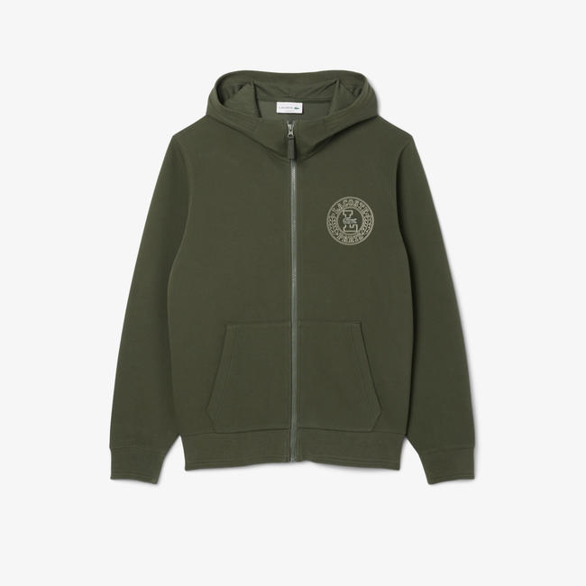 라코스테 남성 퍼프 프린팅 스웻 집업 SH9952-55G HCF