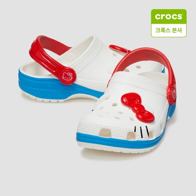 [크록스 본사](키즈) 헬로키티 아이엠 클래식 클로그 209454-100