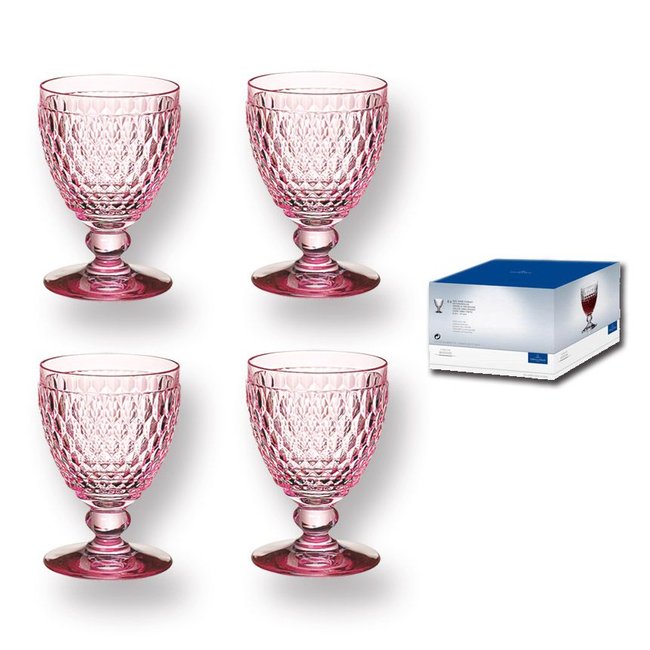 [빌레로이앤보흐] 보스톤 와인고블렛 로즈4P 132mm