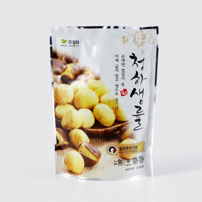 청하생률 500g 청하밤 약단밤 자연터짐 생율