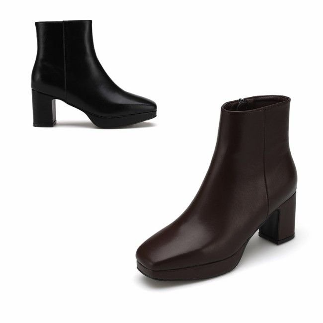 [미소페] 여성 가부시 앵클부츠 (7CM) 012446716 C-2B