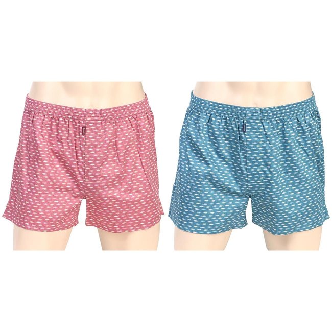 [비비안]바닷속 귀여운 물고기프린트 남성트렁크팬티(TP8993 2C)