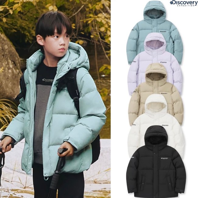 디스커버리키즈 | 디스커버리키즈 패밀리 레스터G RDS 구스다운 숏패딩 DKDJ56046 | 갤러리아몰