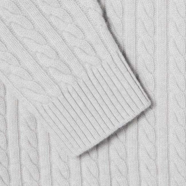 라코스테 남성 케이블 반집업 와이드 카라 풀오버 AH301E-54N BUQ