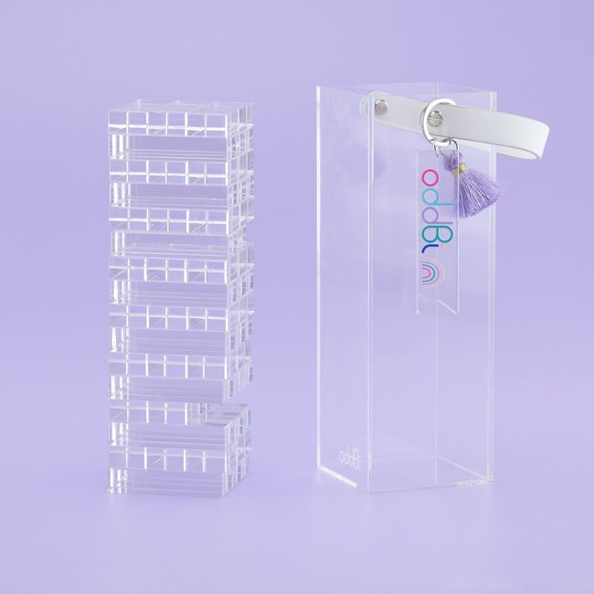 오드비 투명 아크릴 플레이 젠가 Clear Acrylic Play Jenga oddBi