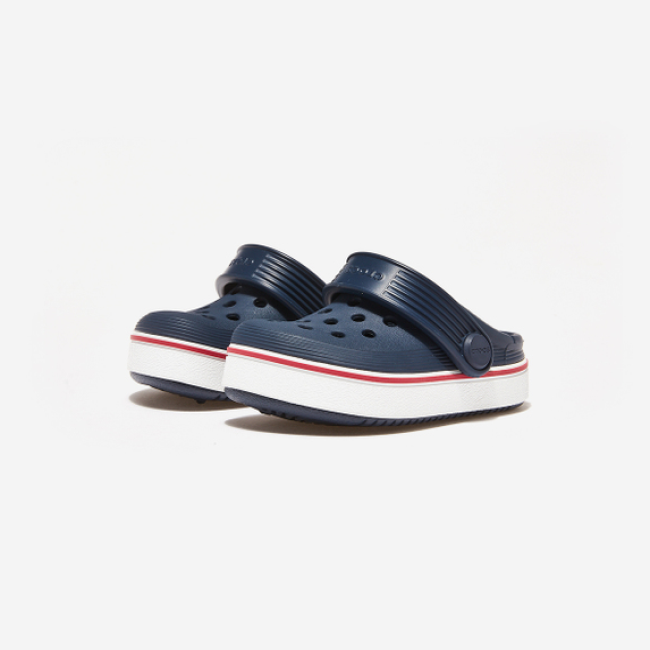 ABC마트 | [CROCS](아동용) OFF COURT CLOG T/CRS208479_NAVY/PEPP | 갤러리아몰