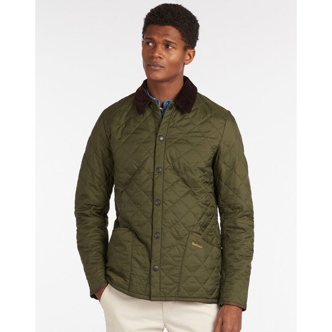 광교[24FW][Barbour] 남성 카키 Heritage Liddesdale 퀼팅 자켓 (URJA4F019 L3)