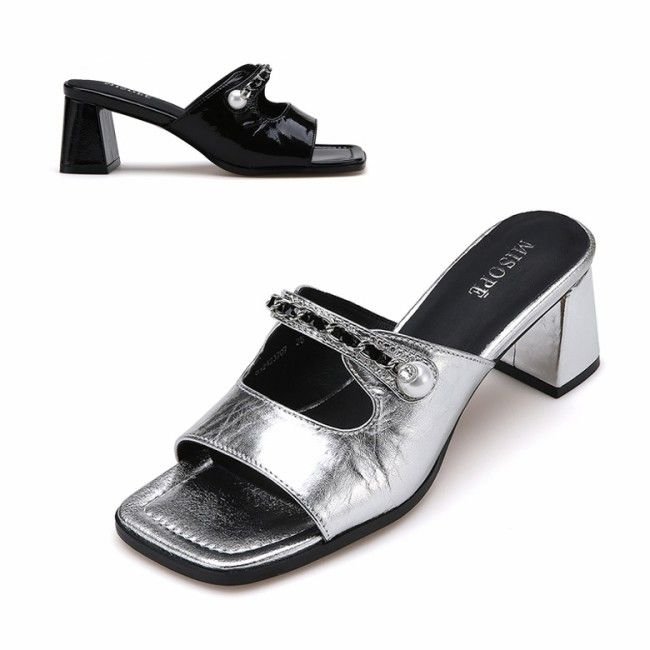 [미소페] 여성 발등장식 슬리퍼 (5.5CM) 012423707 C-2B