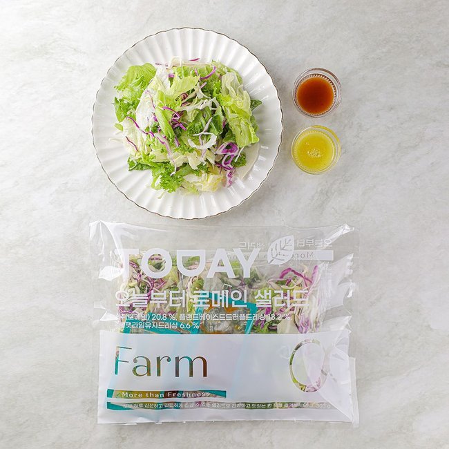 팜에이트 오늘부터 로메인 샐러드 303g(81g 3입)
