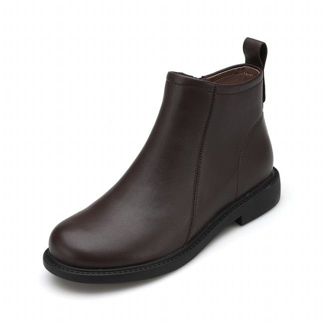 [미소페] 여성 소가죽 앵클 부츠 (2.5CM) 012446005 C-2C