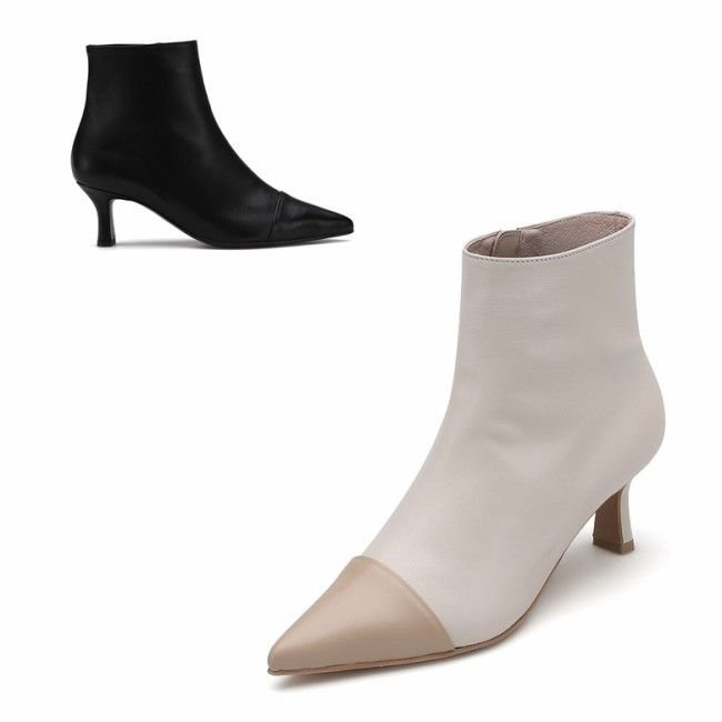 [미소페] 여성 스틸레토 앵클 부츠 (6CM) 012446028 C-2B