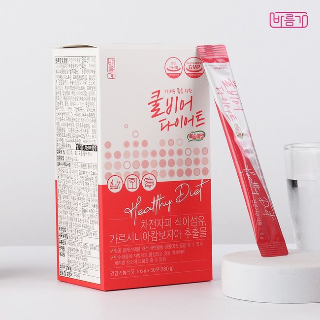 바름가 쿨비어 다이어트 6g x 30포 1+1 총 60포